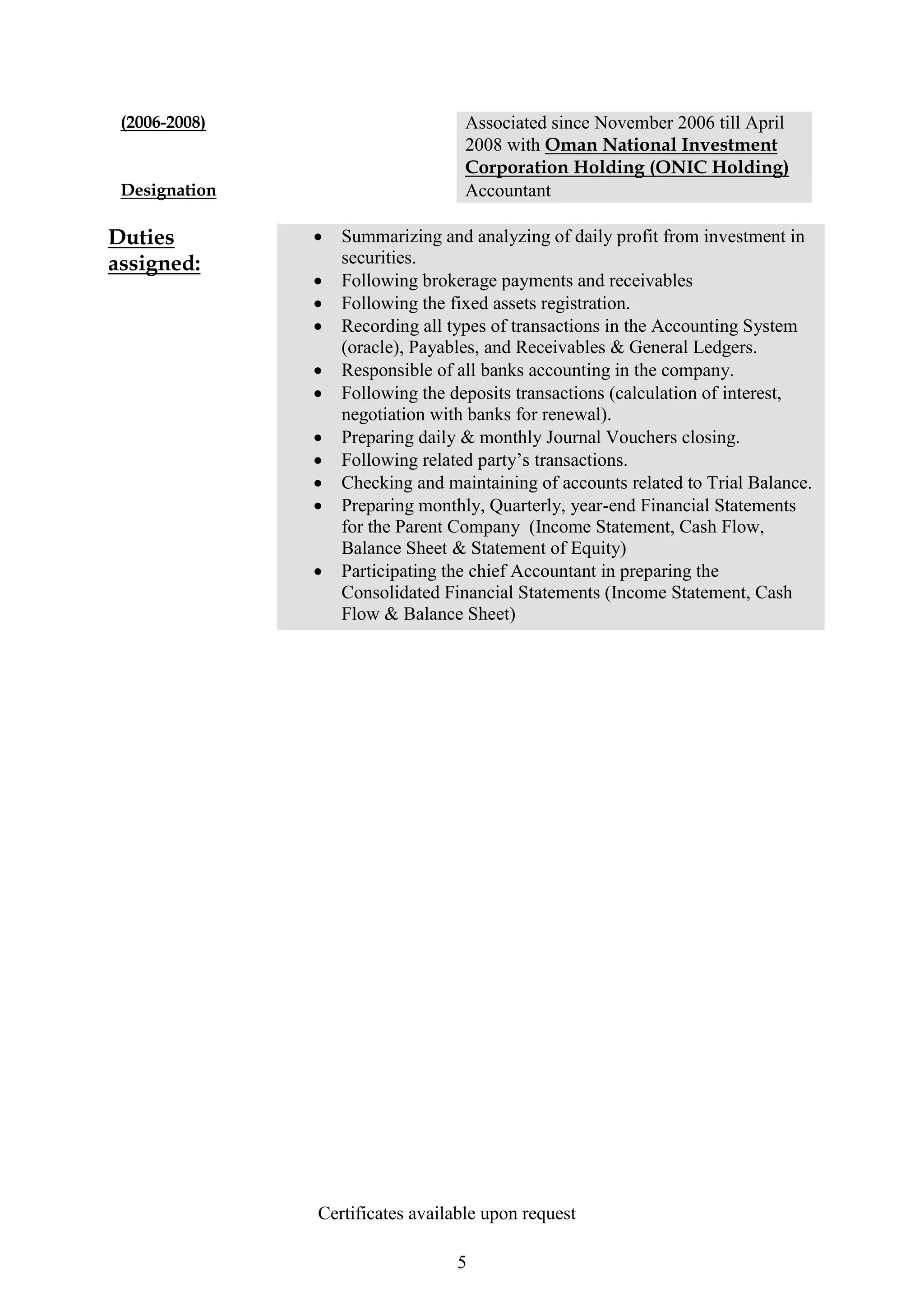 Nasser CV -2016 | PDF