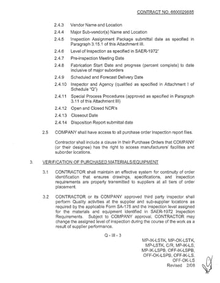 Schedule - Q - Copy | PDF