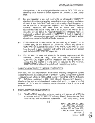 Schedule - Q - Copy | PDF