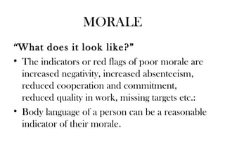 Measuring Morale | PPT