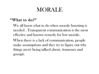 Measuring Morale | PPT