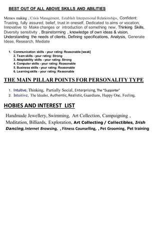 MY PROFESSIONAL INTRODUCTION FOR ALL EMPLOYERS | DOCX