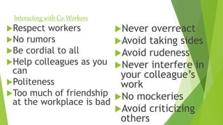 Presentation- Corporate Etiquette NKT | PPT