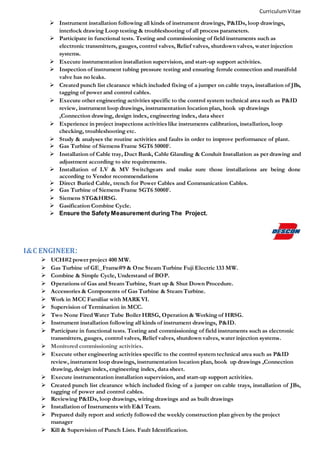 Electrical & Instrument Engineer | PDF