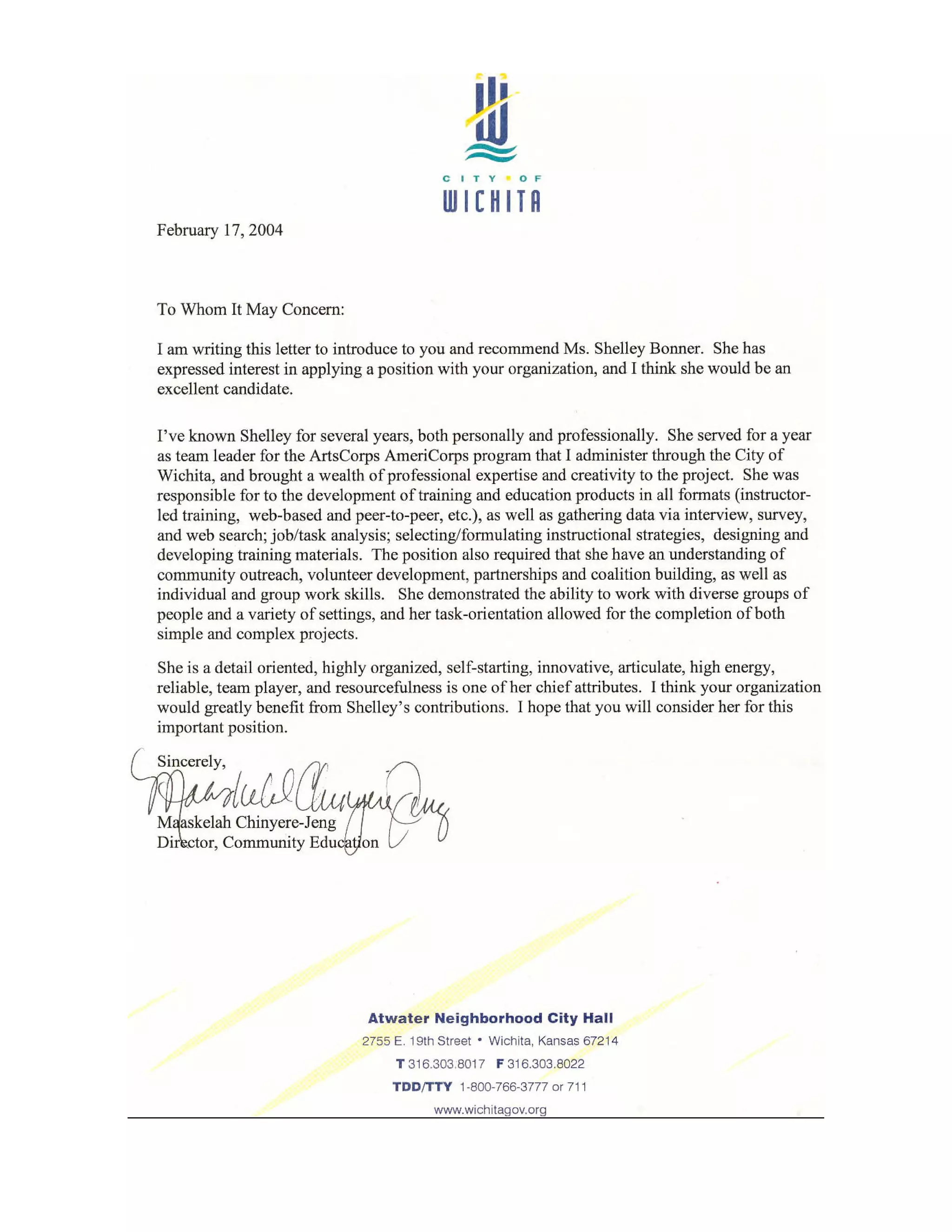 Americorps Letters | PDF | Education