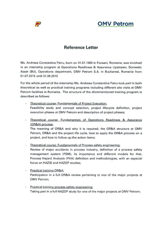 Reference Letter | PDF