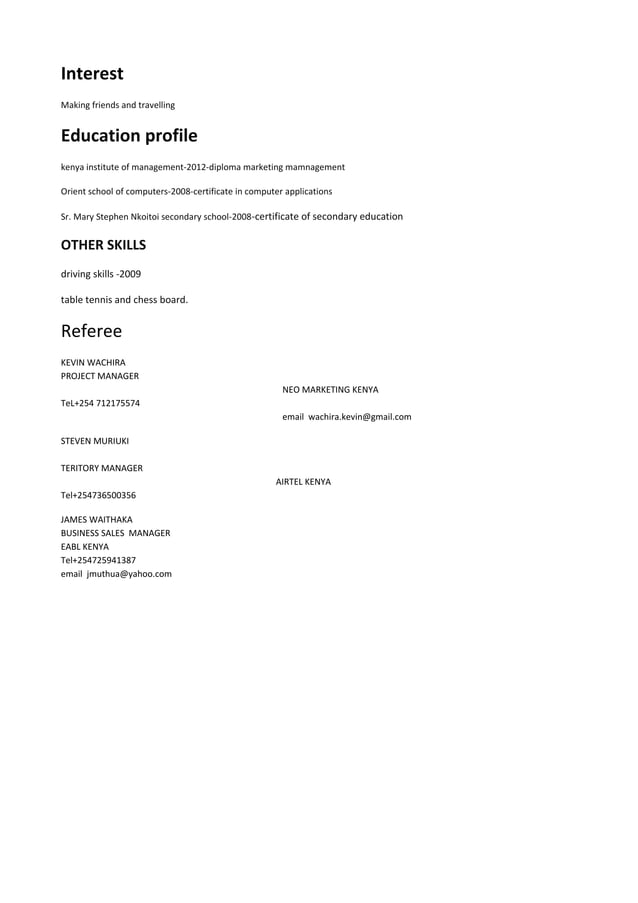 bildan salah cv | PDF