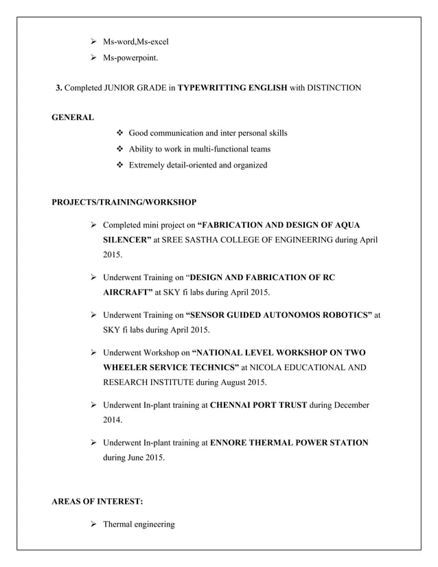 sathish resume employment | PDF