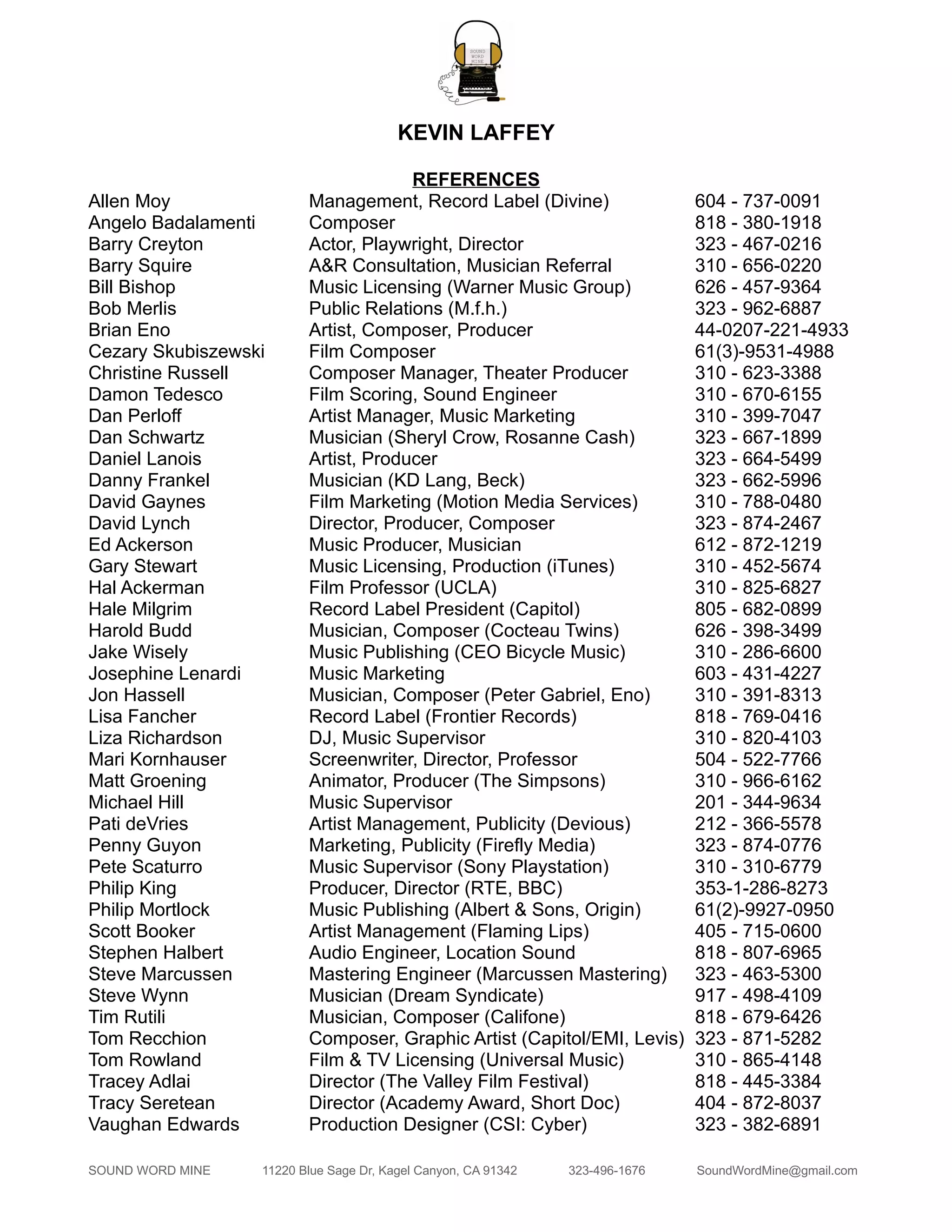 KL CV & Credits 2017 | PDF