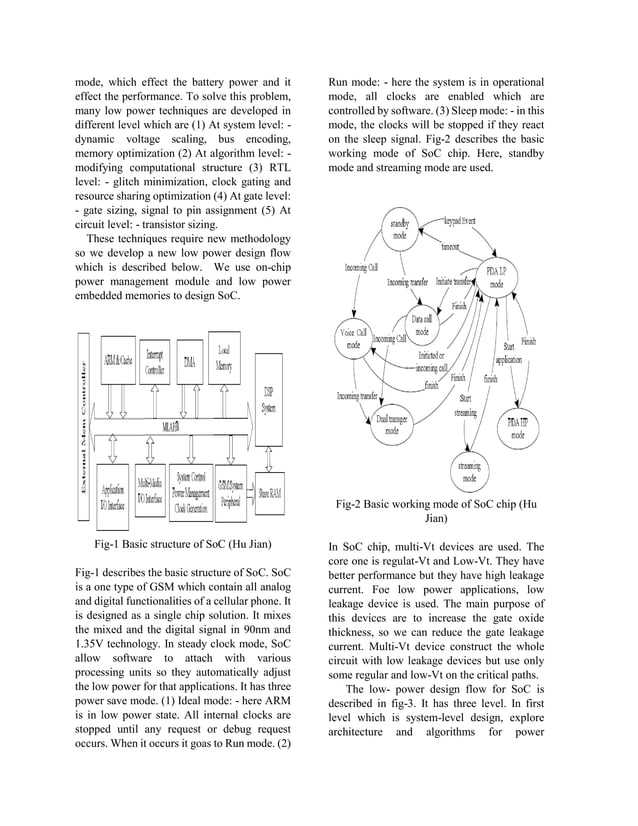 Low Power System on chip based design methodology | PDF