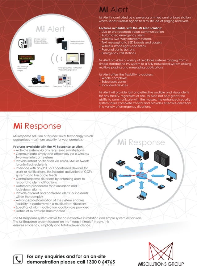 MiSolutions Product Brochure | PDF