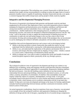 Designing from Place - A Regenerative Framework and Methodology - BR7463 v6 | PDF
