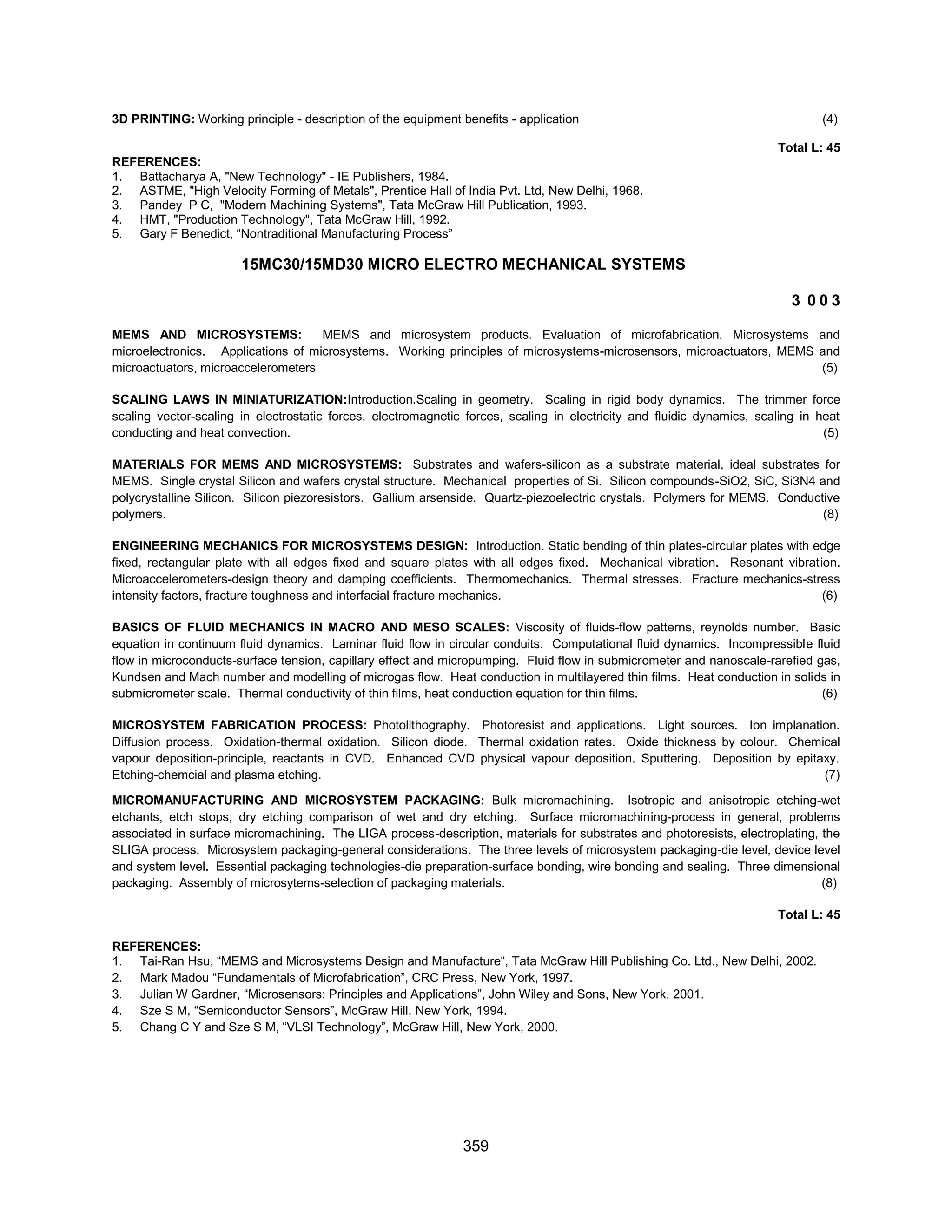 ME CIM syllabus | PDF