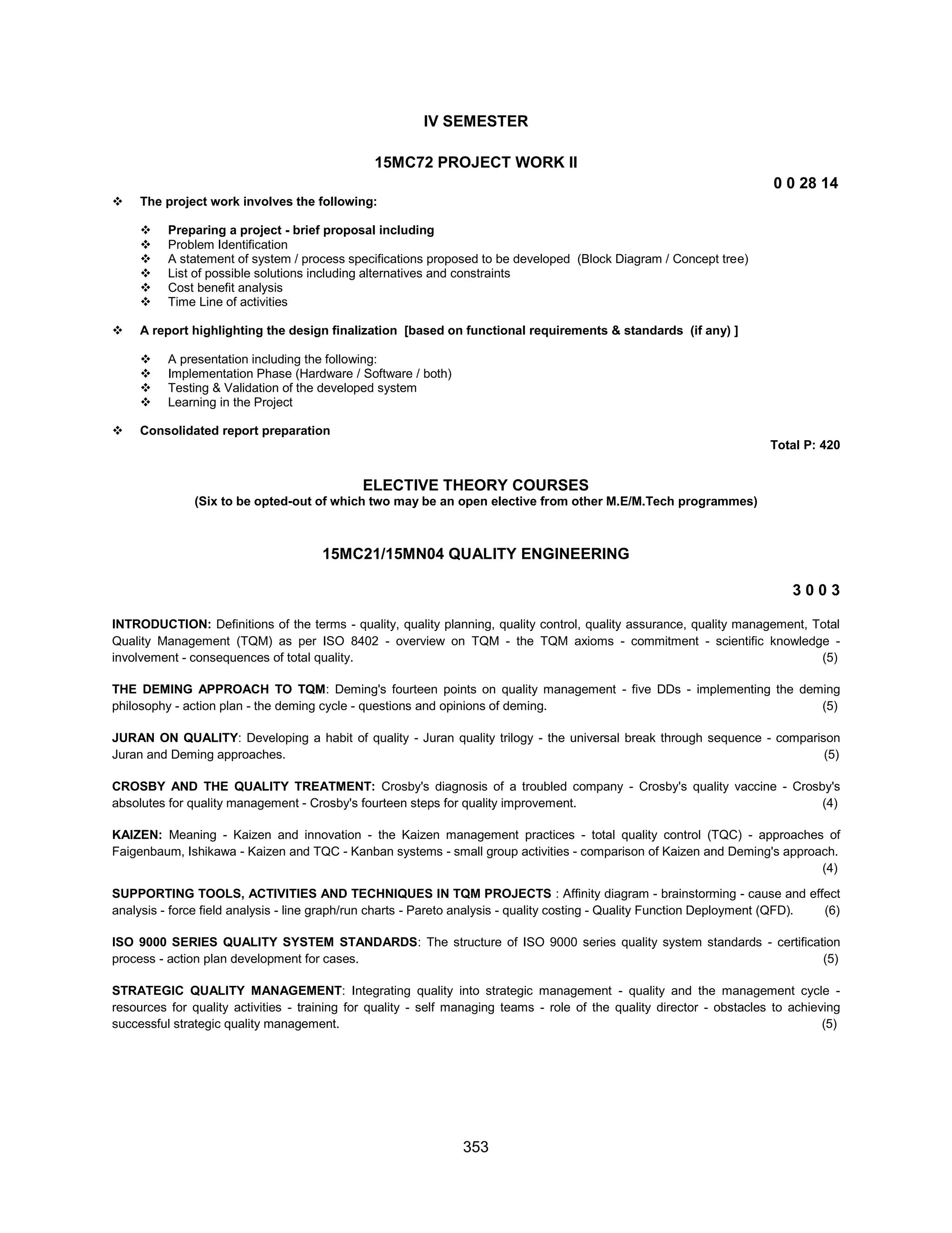 ME CIM syllabus | PDF