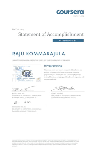 Coursera rprog 2015 | PDF | Education