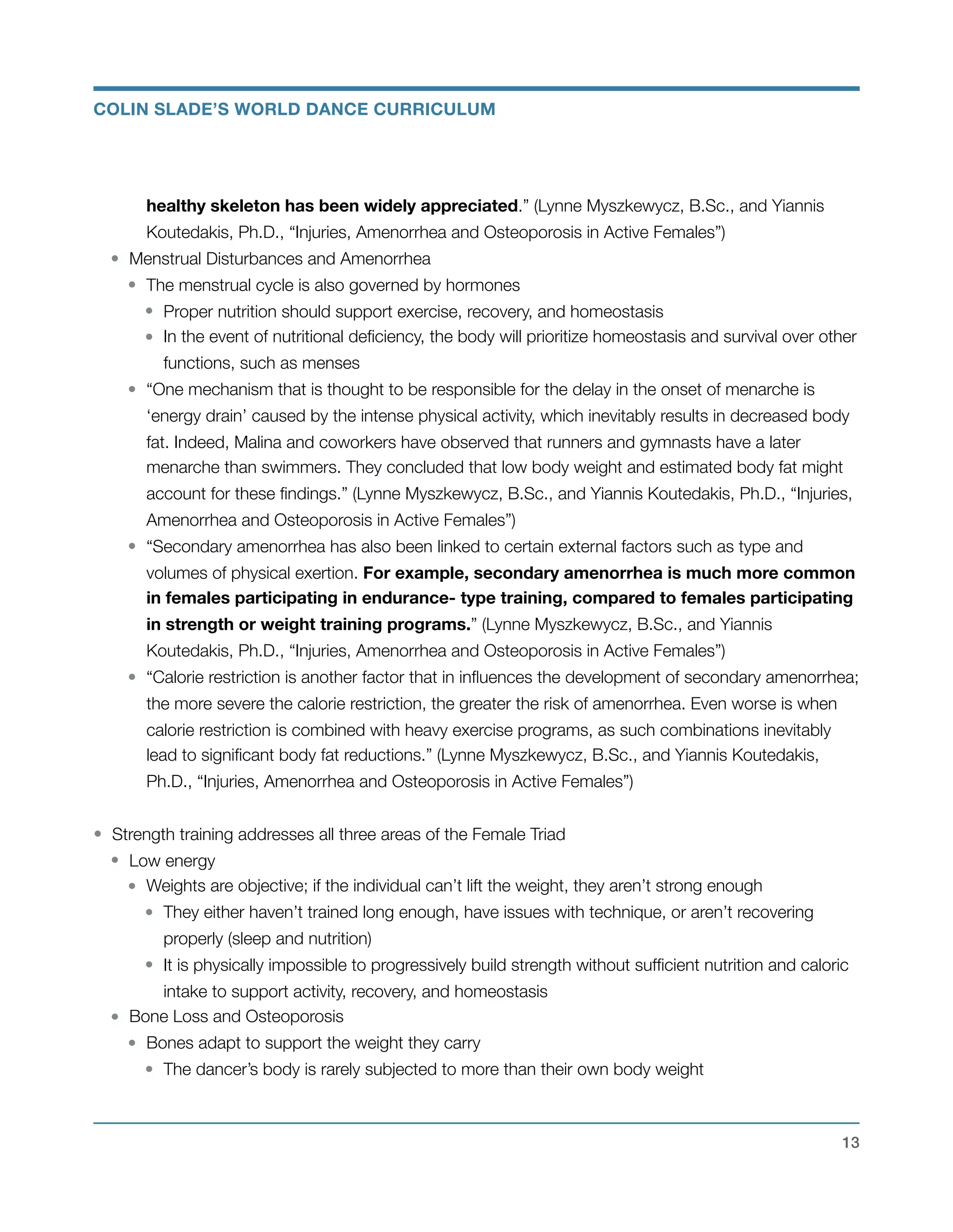 Strength Training for Dancers | PDF