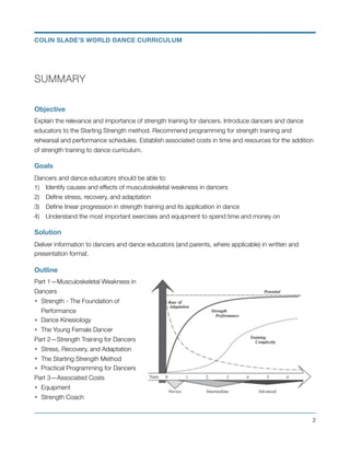 Strength Training for Dancers | PDF