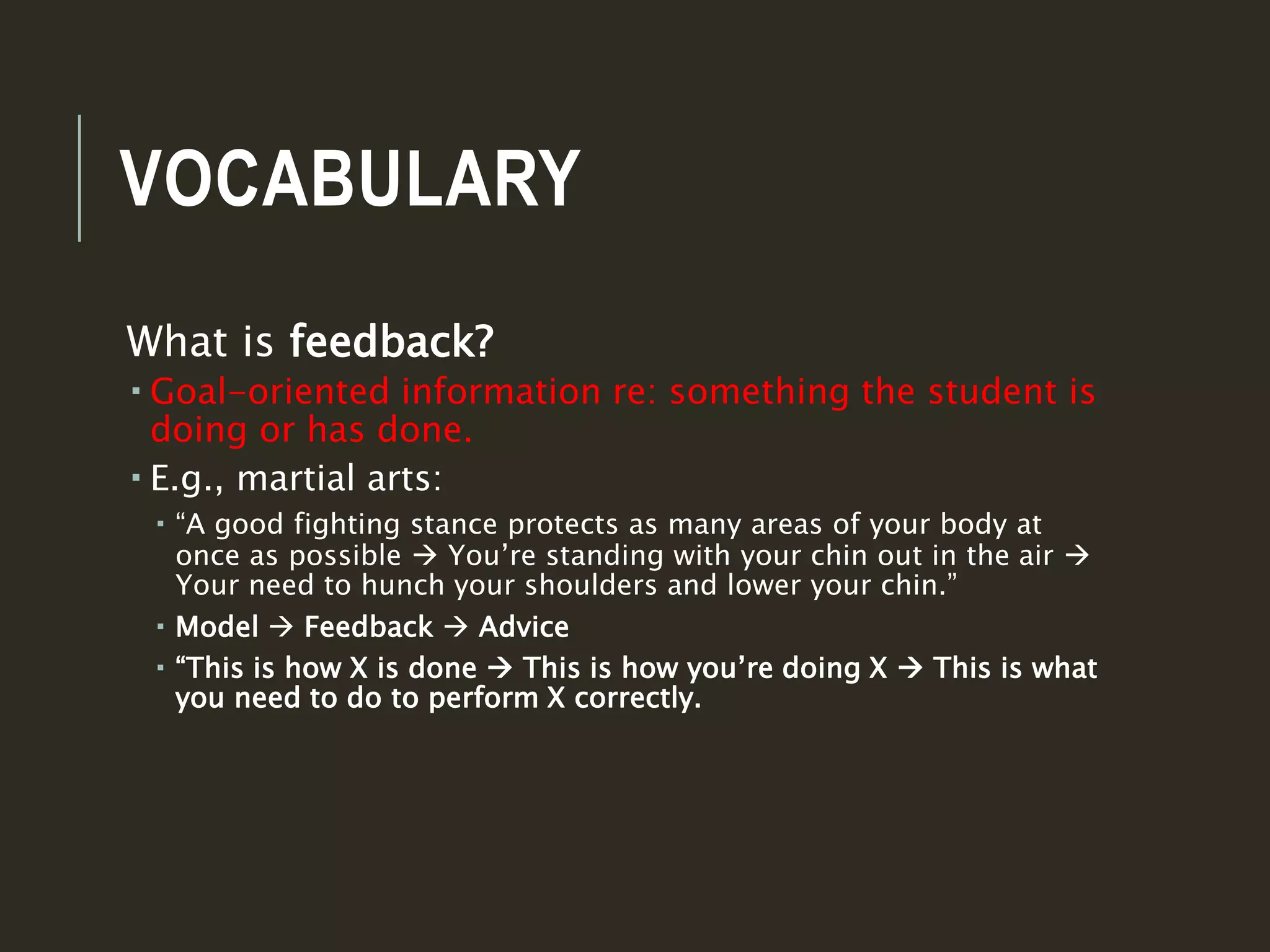 Providing Effective Student Feedback | PPTX