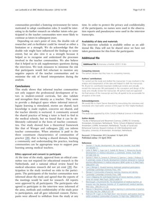 Van Lankveld Thea_Informal teacher communities enhancing the ...