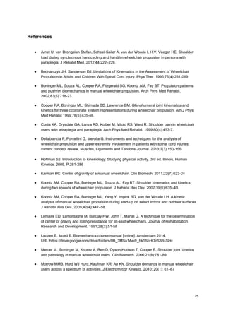 Biomechanics Wheelchair Propulsion | PDF