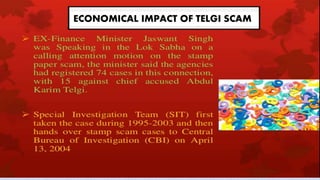 Thugs and Robbers -Telgi scam. | PPTX | Crime & Harmful Acts to ...