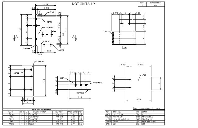 Fabrication drawings