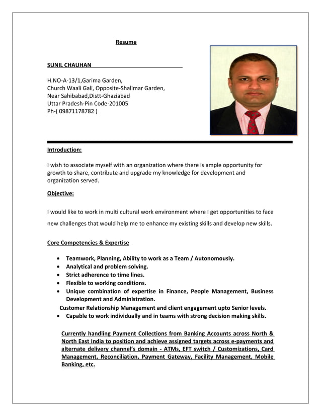 CV Sunil updated | PDF