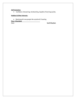 CV Sunil updated | PDF