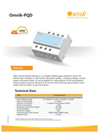 B4 omniksol pqd-datasheet_en | PDF