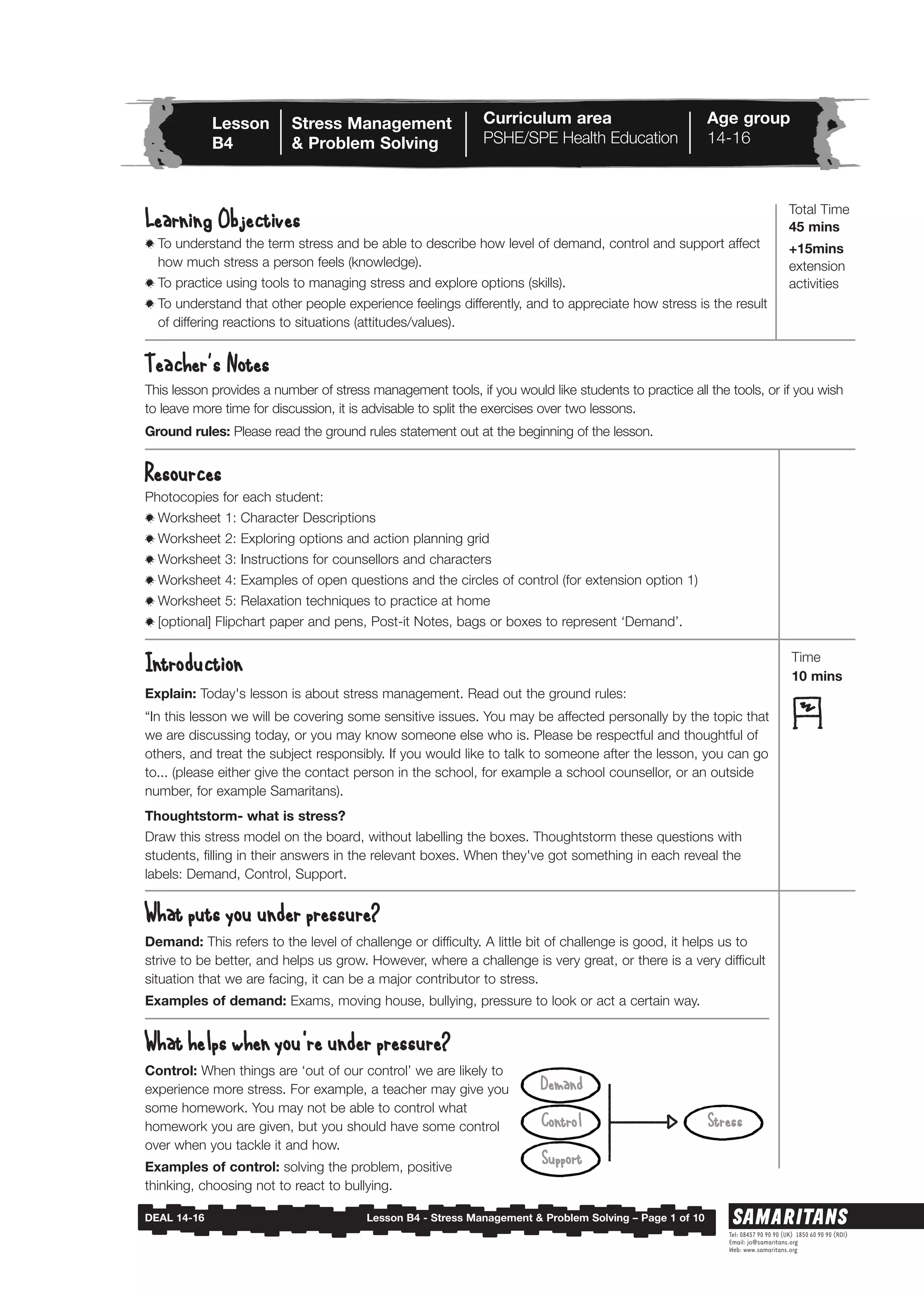B4 stressmanagement | PDF