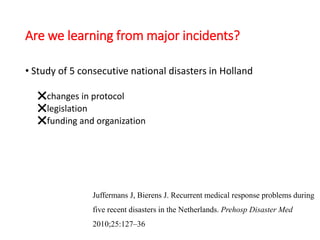 Major incidents - what can we learn from them? | PPTX