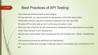 B4USolution_API-Testing | PPT