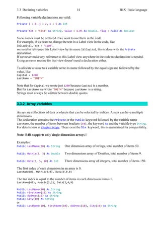 B4X Programming Language Guide v1.9 | PDF | Programming Languages | Computing