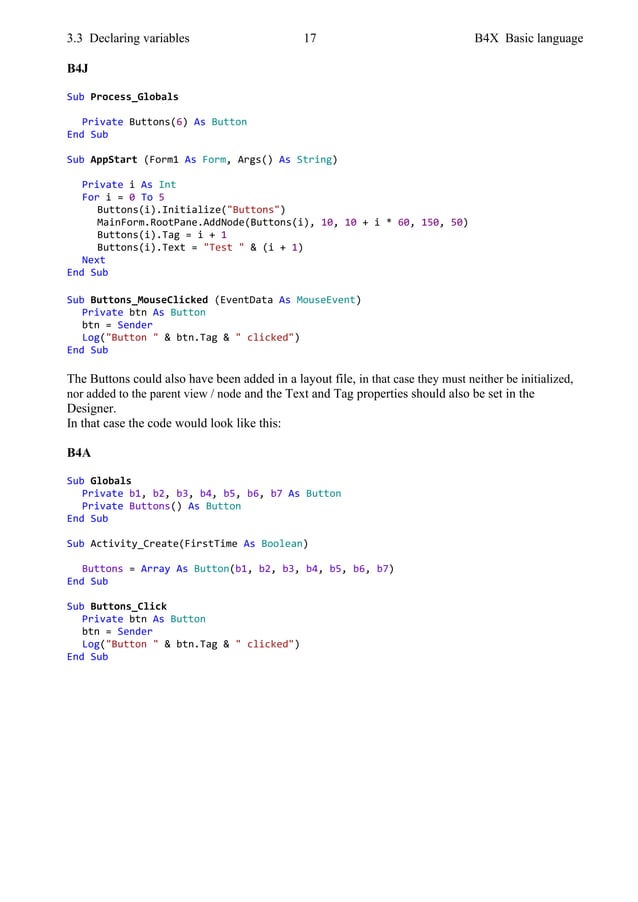 B4X Programming Language Guide v1.9 | PDF | Programming Languages | Computing