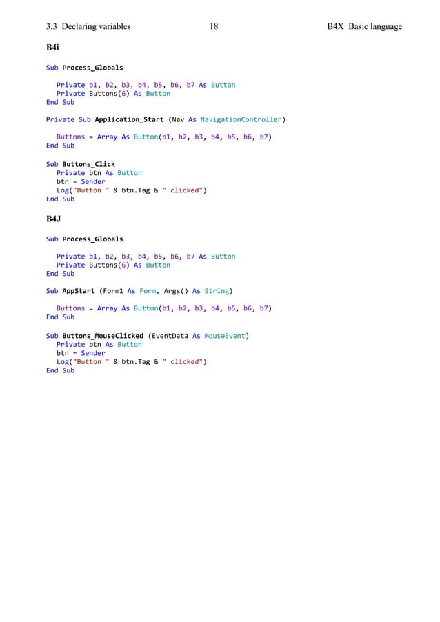 B4X Programming Language Guide v1.9 | PDF | Programming Languages | Computing