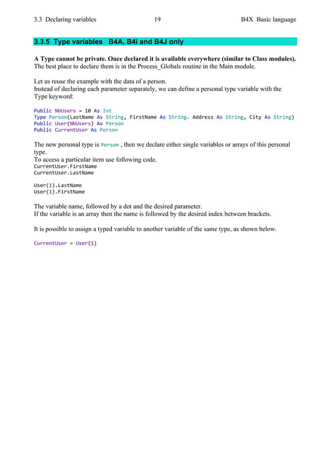 B4X Programming Language Guide v1.9 | PDF | Programming Languages ...