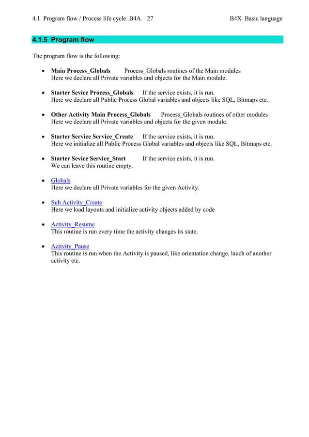 B4X Programming Language Guide v1.9 | PDF | Programming Languages | Computing