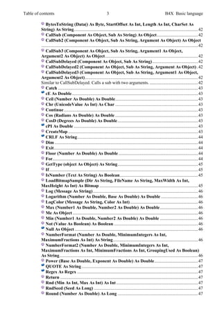 B4X Programming Language Guide v1.9 | PDF