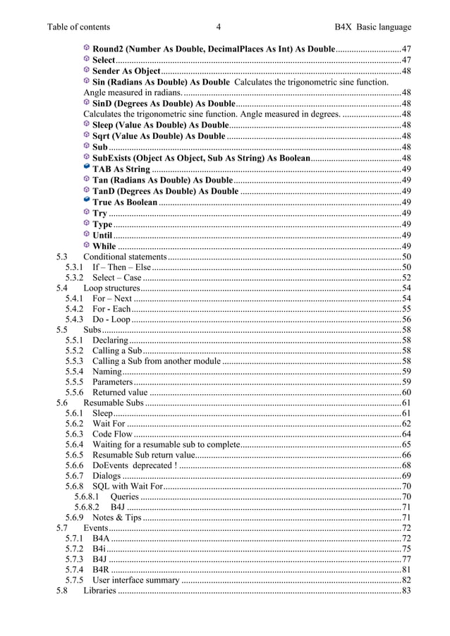 B4X Programming Language Guide v1.9 | PDF | Programming Languages ...
