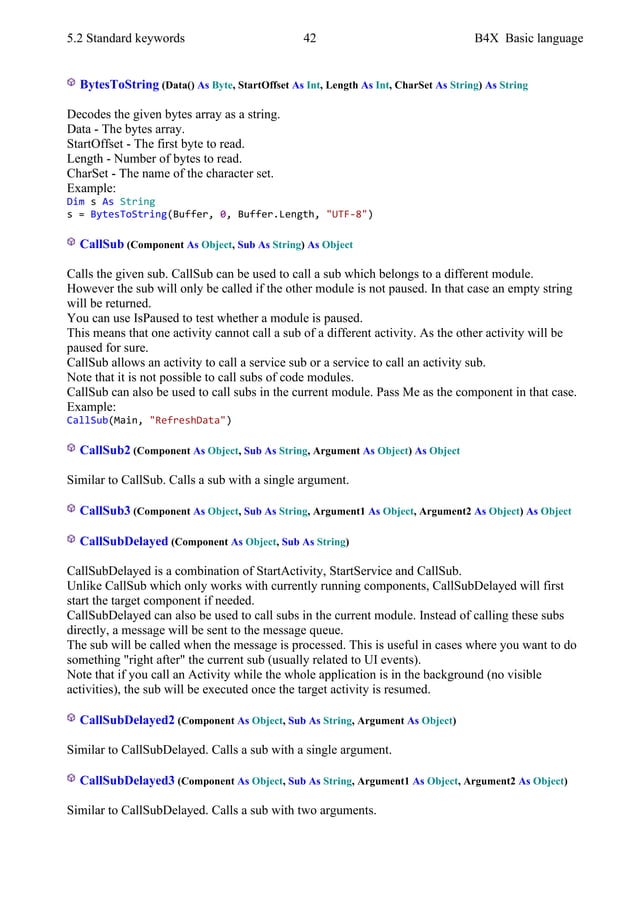 B4X Programming Language Guide v1.9 | PDF | Programming Languages | Computing