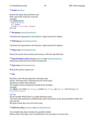 B4X Programming Language Guide v1.9 | PDF | Programming Languages ...