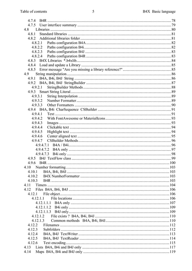 B4x Programming Language Guide Pdf
