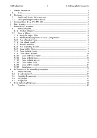 B4X Cross Platform Projects | PDF