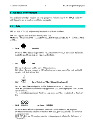 B4X Cross Platform Projects | PDF