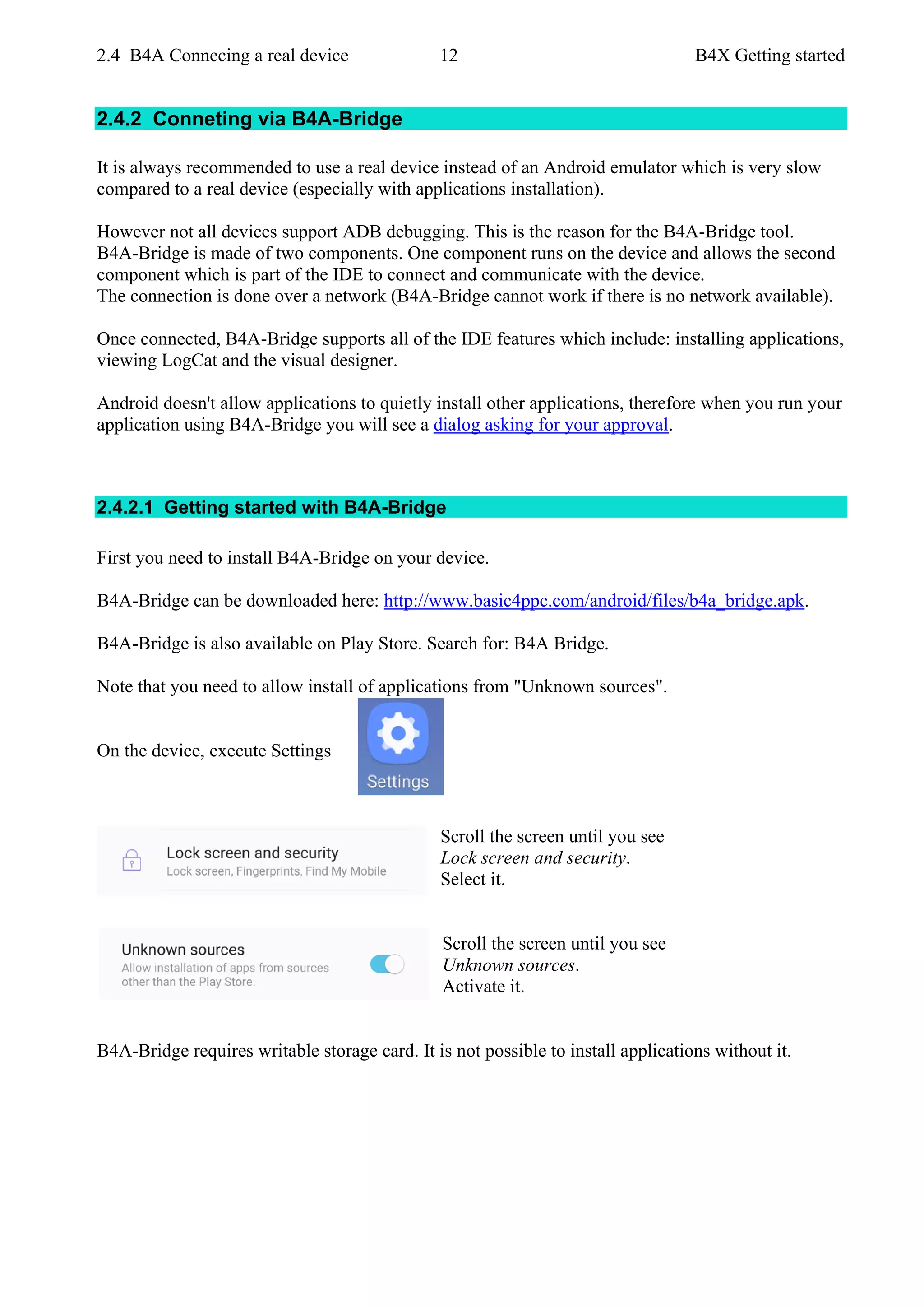 B4X Programming Gettings Started v1.9 | PDF