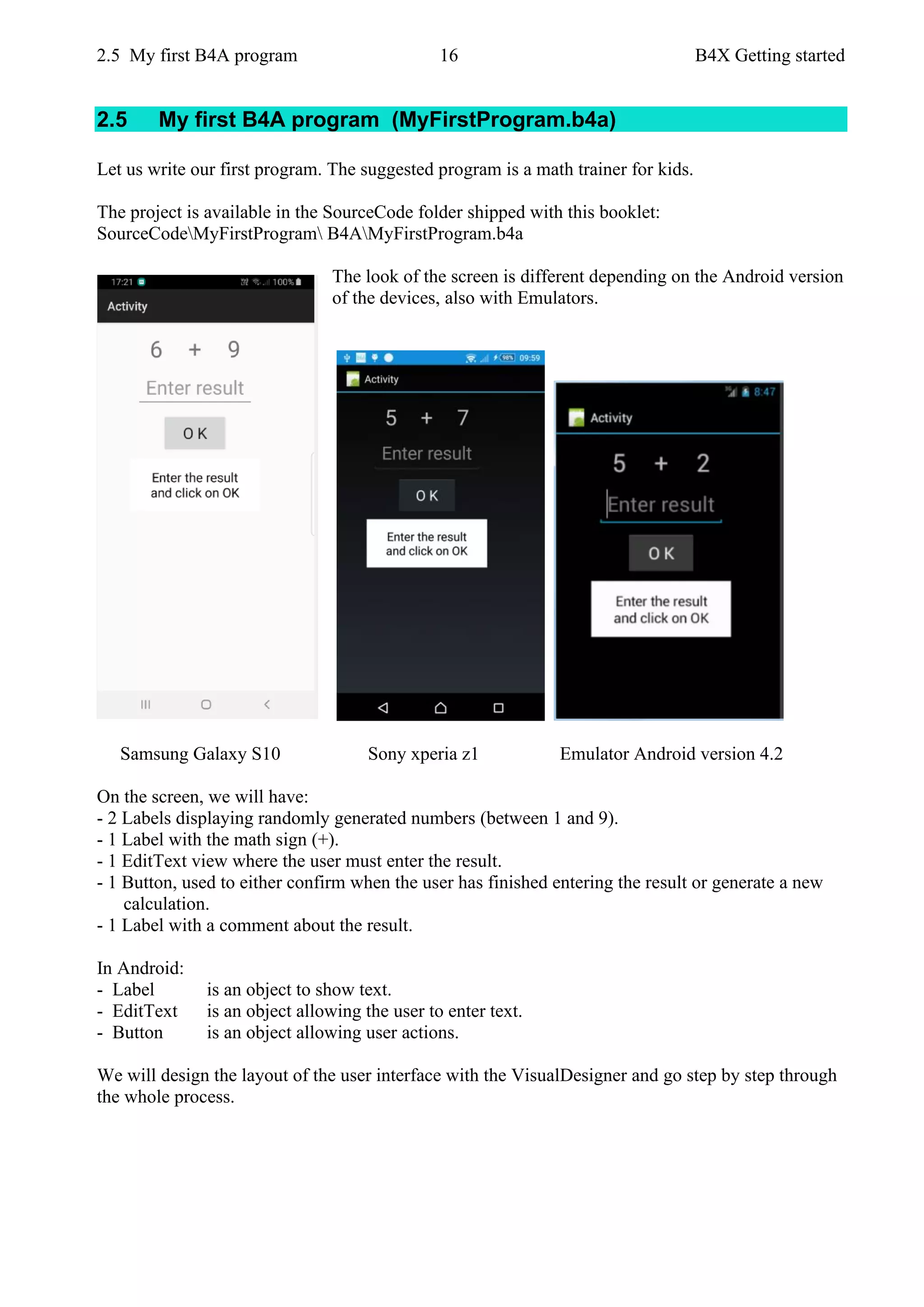 B4X Programming Gettings Started v1.9 | PDF