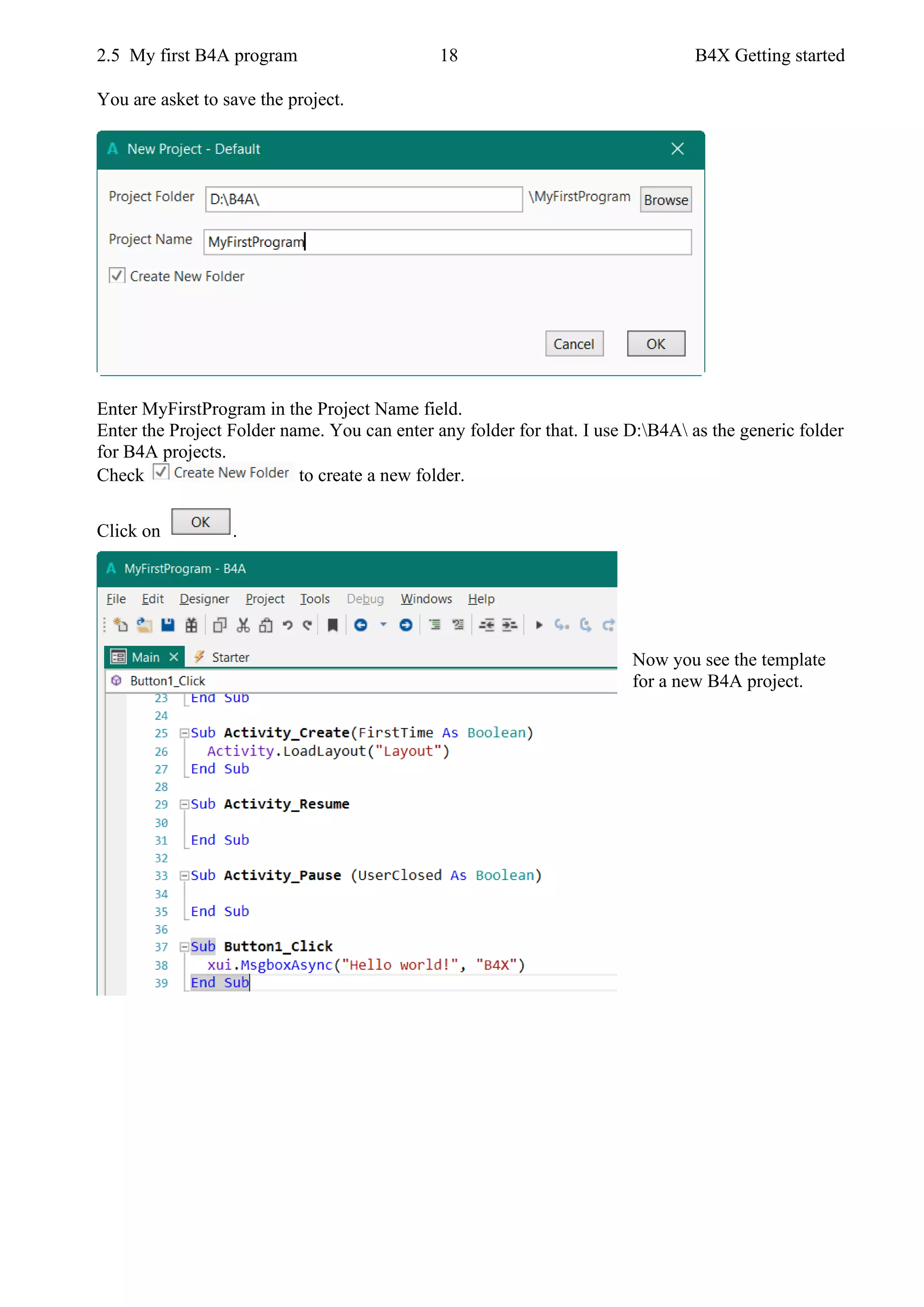B4X Programming Gettings Started v1.9 | PDF