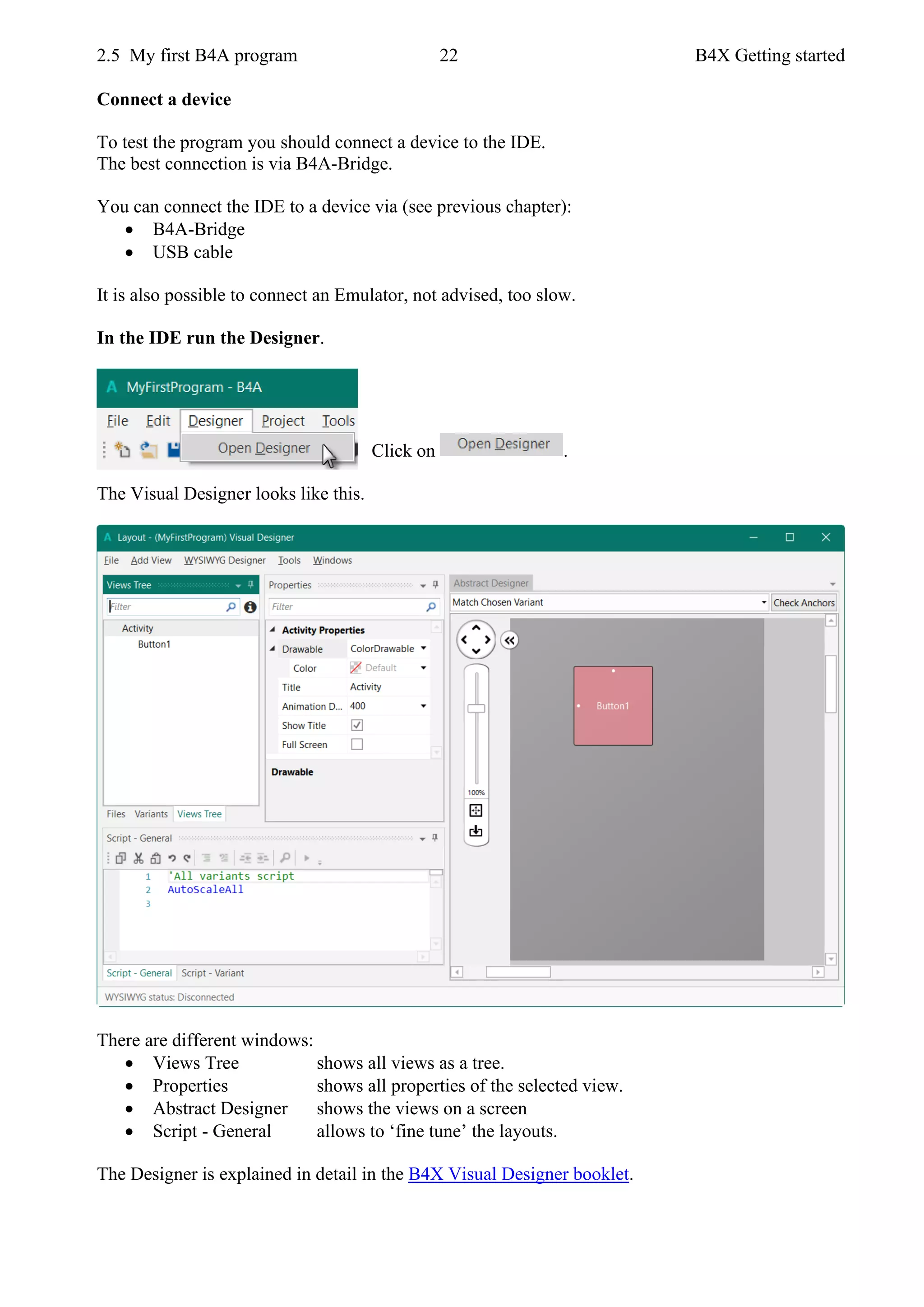B4X Programming Gettings Started v1.9 | PDF