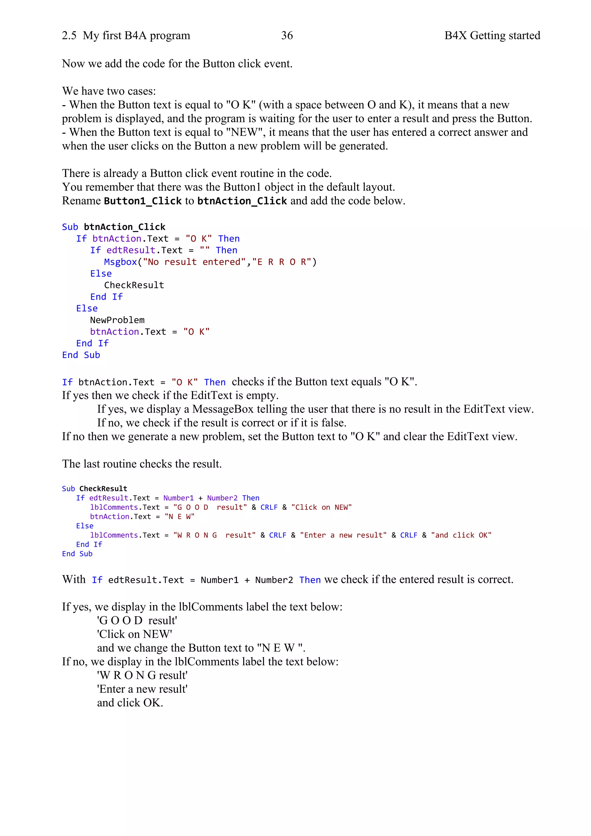 B4X Programming Gettings Started v1.9 | PDF