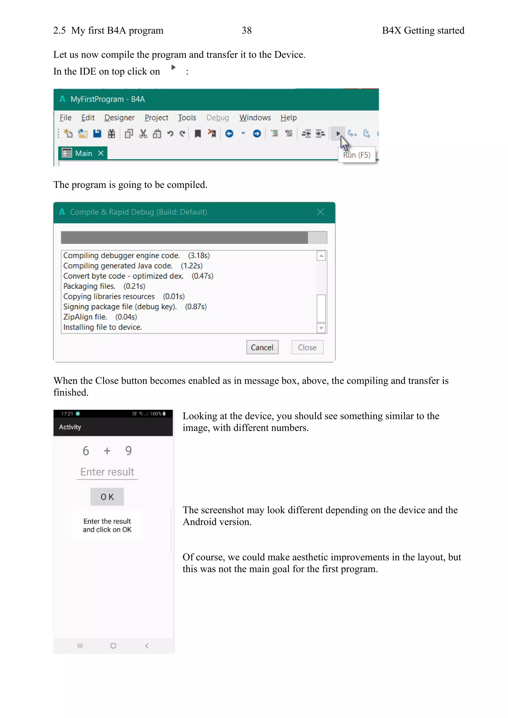B4X Programming Gettings Started v1.9 | PDF